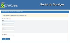 Como gerar a segunda via do IPTU Santo Andre